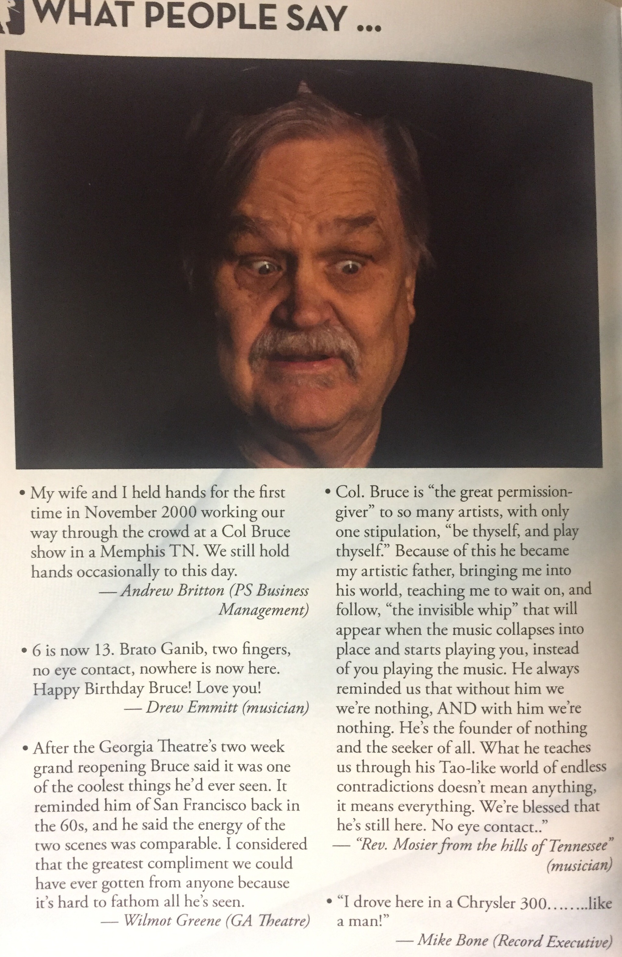 RIP Col Bruce Hampton, 1947-2017 - Tomorrow's Verse